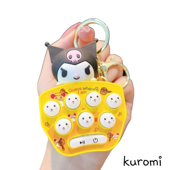 Toys | Sanrio Kuromi Mini Popit Keychain | Poshmark